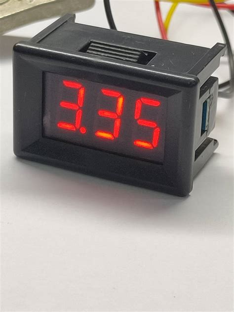 Dc 0 100v มินิ ดิจิตอล โวลต์มิเตอร์ 3สายmini Digital Voltmeter จำนวน 1ชิ้น Th