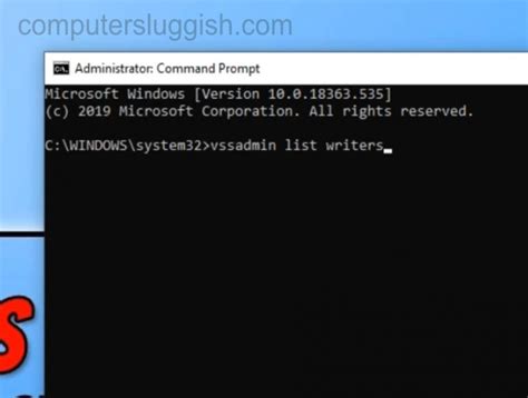 List Writers Vss Computersluggish