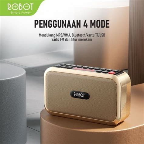 Speaker Rb200 Bluetooth Robot Lazada Indonesia