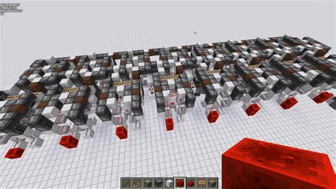 Instant 8 Bits Adder 2 Gameticks Reset R Redstone