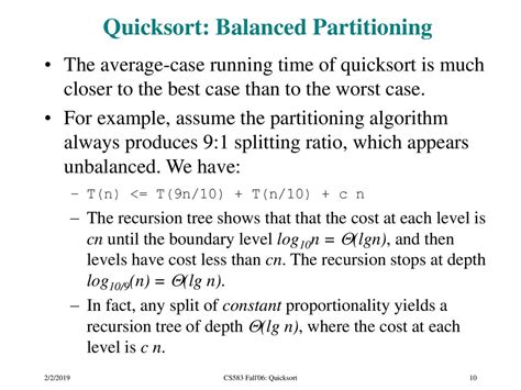 Cs 583 Analysis Of Algorithms Ppt Download