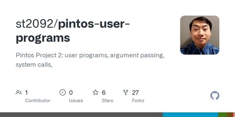 Github St2092pintos User Programs Pintos Project 2 User Programs Argument Passing System