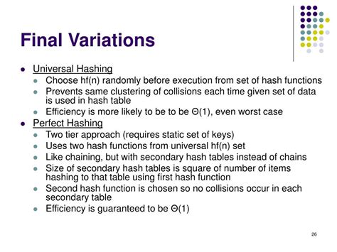 Ppt Cse 30331 Lecture 16 Hashing And Tables Powerpoint Presentation