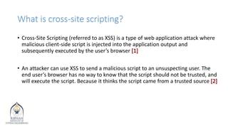 Cross Site Scripting PPTX