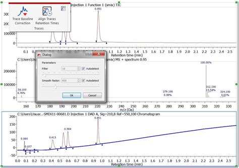 Trace Baseline Correction