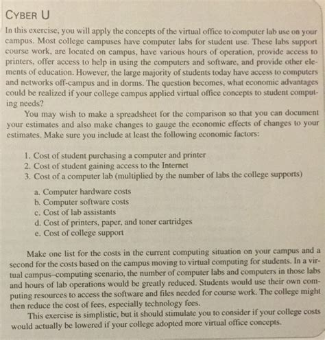 Solved In This Exercise You Will Apply The Concepts Of The