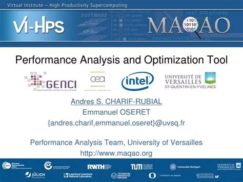 Ppt Performance Analysis And Optimization T Ool Powerpoint