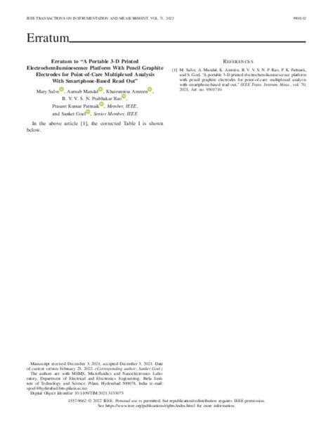 Pdf Erratum To “a Portable 3 D Printed Electrochemiluminescence