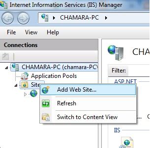 Adding Your Site To IIS Developers Zone