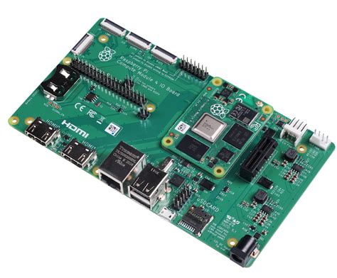 Raspberry Pi Compute Module 3 Cm3 Bcm2837b0 Soc Cyber Connect