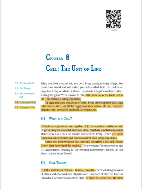 cell unit pdf