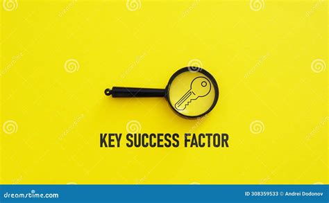 Key Success Factor Ksf Is Shown Using The Text Stock Image Image Of Communication Factor