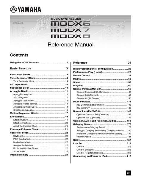 modx reference manual pdf synthesizer modulation