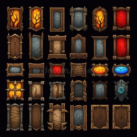 Icon Frame Medieval Ai Generated Stock Image Image Of Medieval Fantasy 290906511