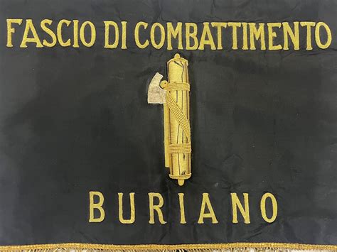 Fasci Di Combattimento Buriano Banner Militaria In Roma Melmeluzzi