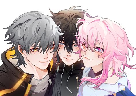 Trailblazer March 7th Caelus Dan Heng And March 7th Honkai And 1