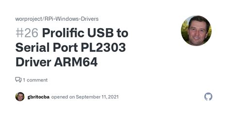 Prolific USB To Serial Port PL Driver ARM Issue Worproject RPi Windows Drivers