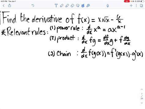 Solvedfind The Derivative Of Each Of The Given Functions Y6 X √x2