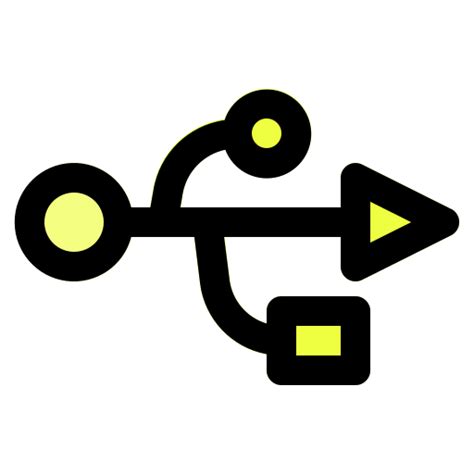 Usb Port Generic Outline Color Icon