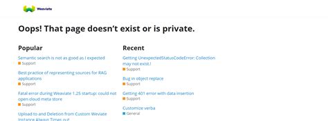 Why Am I Unable To See My Post Support Weaviate Community Forum