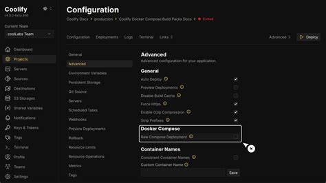 Docker Compose Build Packs Coolify Docs