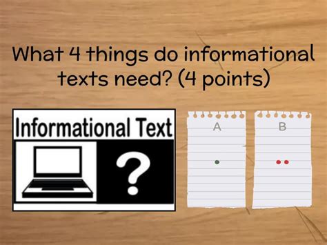 Informational Text Quiz