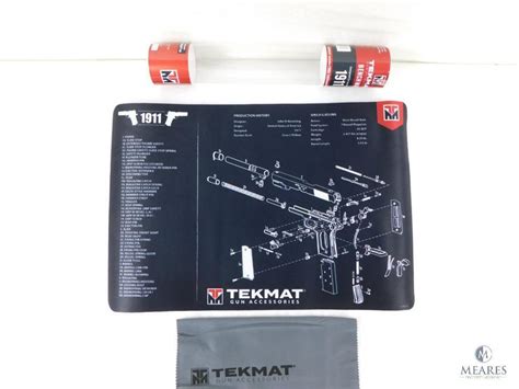 New Tekmat 11x17 1911 Schematic Gun Cleaning Mat 4677284837