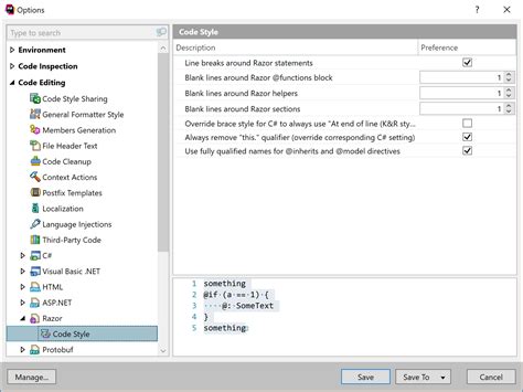 Razor Code Formatting Updates In Resharper And Rider The Net Tools Blog