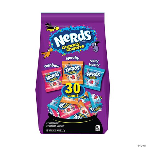 Nerds® Halloween Gummy Clusters Candy Assortment 30 Pc Oriental Trading