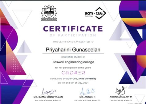 Priyaharini G On Linkedin Im Excited To Share My Experience Participating In The Recent Hackathon