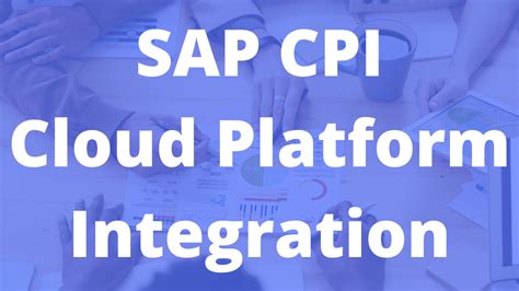 Sap Cpi Cloud Platform Integration Sap Online Academy