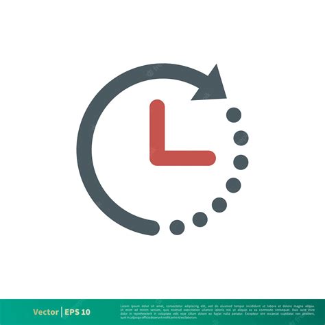 Premium Vector Clock Icon Timer Vector Logo Template