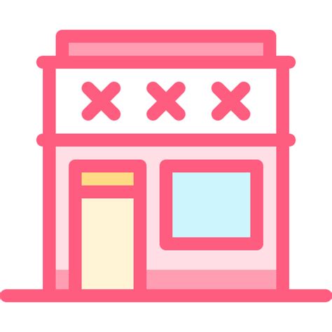 Sex Shop Detailed Color Lineal Color Icon