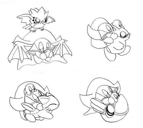 Kirby Mk And Helpers By Moonwarriorautumn On Deviantart