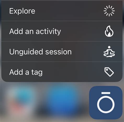 Home Screen Quick Actions Oura Help