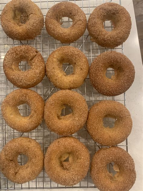 Farewell To Fall With Baked Apple Fritter Donuts A Woman Cooks In Asheville