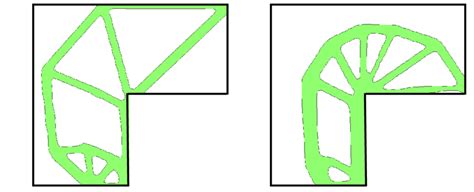 Topological Optimized Material Density Distribution At Iteration 50 And