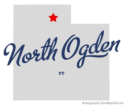 Map Of North Ogden Ut Utah