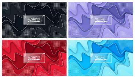 Colorful Liquid And Geometric Background With Fluid Gradient Shapes