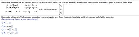 solved write the solution set of the given homogeneous