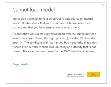 Cannot Load Model Oct 2020 Release Microsoft Fabric Community