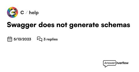 Swagger Does Not Generate Schemas C