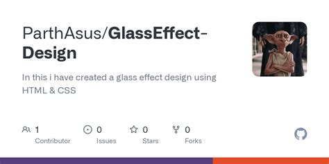 Github Parthasusglasseffect Design In This I Have Created A Glass Effect Design Using Html And Css