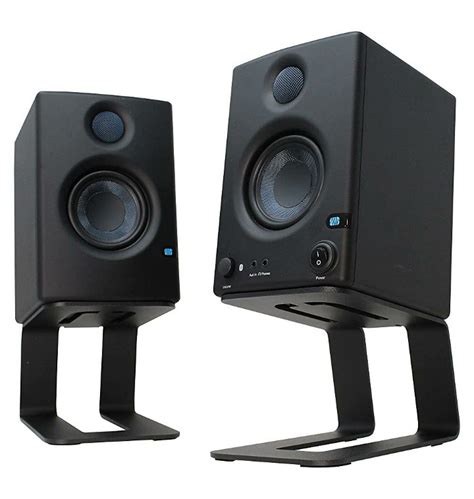 Humancentric 데스크탑 스피커 스탠드 한 쌍 책상 스피커 스튜디오 스피커 라이저 중형 및 소형 티몬