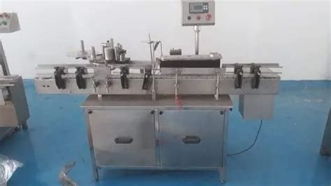 Ss304 Round Single Sided Sticker Labelling Machine For Labeling Model Name Number Servo Base