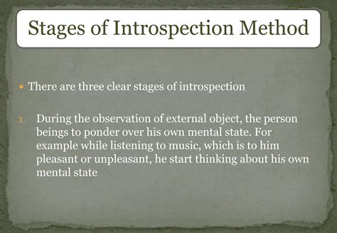 Introspection Method Pptx