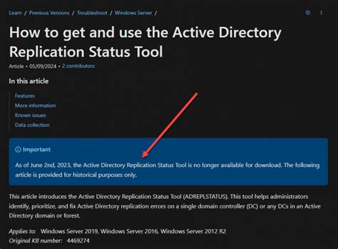 active directory replication tool features and replacement
