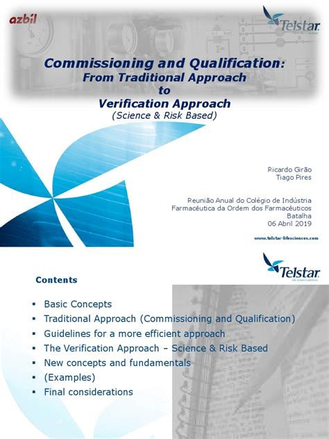 Commissioning And Qualification From Traditional Pdf Verification And Validation Evaluation