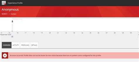 Pattern Card Error In Sitecore Experience Profile Let`s Share