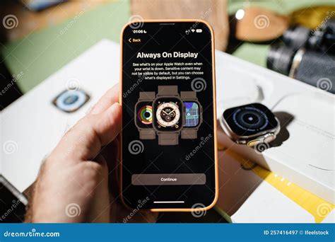 Setting Always On Display New Titanium Apple Watch Ultra Designed For Extreme Editorial
